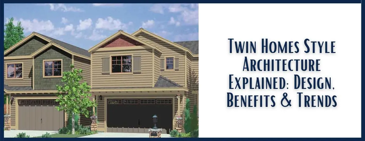 Twin Homes Style Architecture Explained: Design, Benefits & Trend