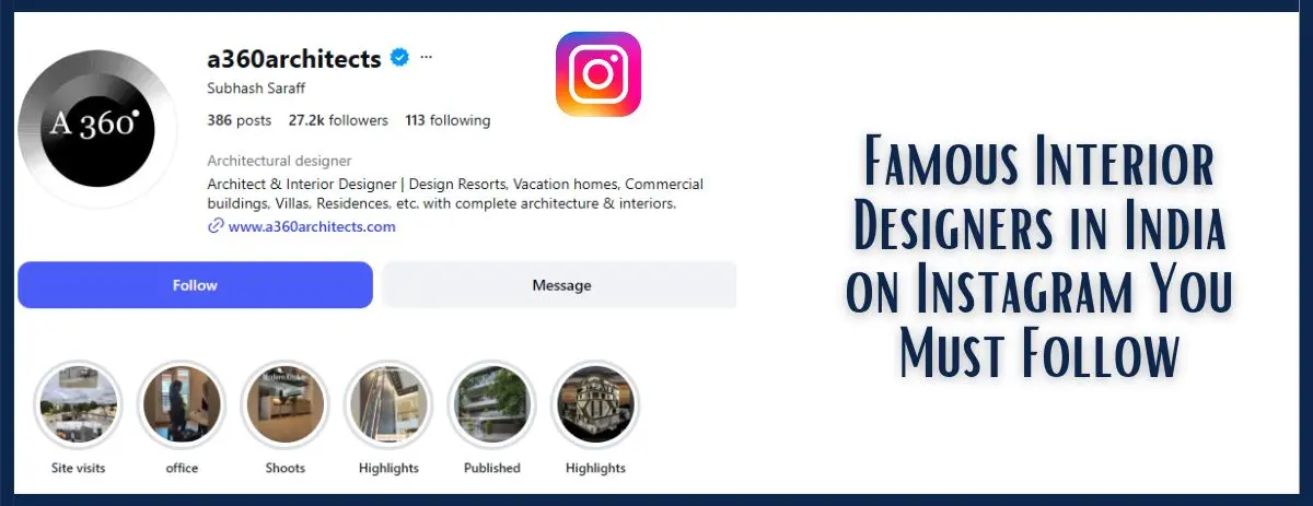 Famous Interior Designers in India on Instagram You Must Follow